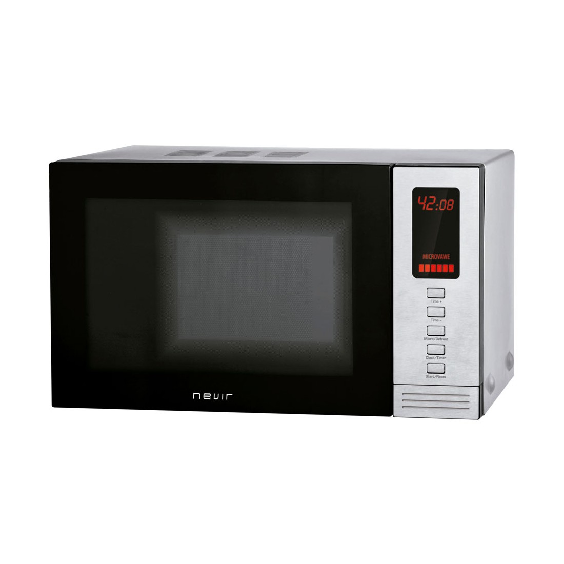 Microondas Libre Instalación - Bosch FEL023MS2, 800 W, 20 litros, Inox