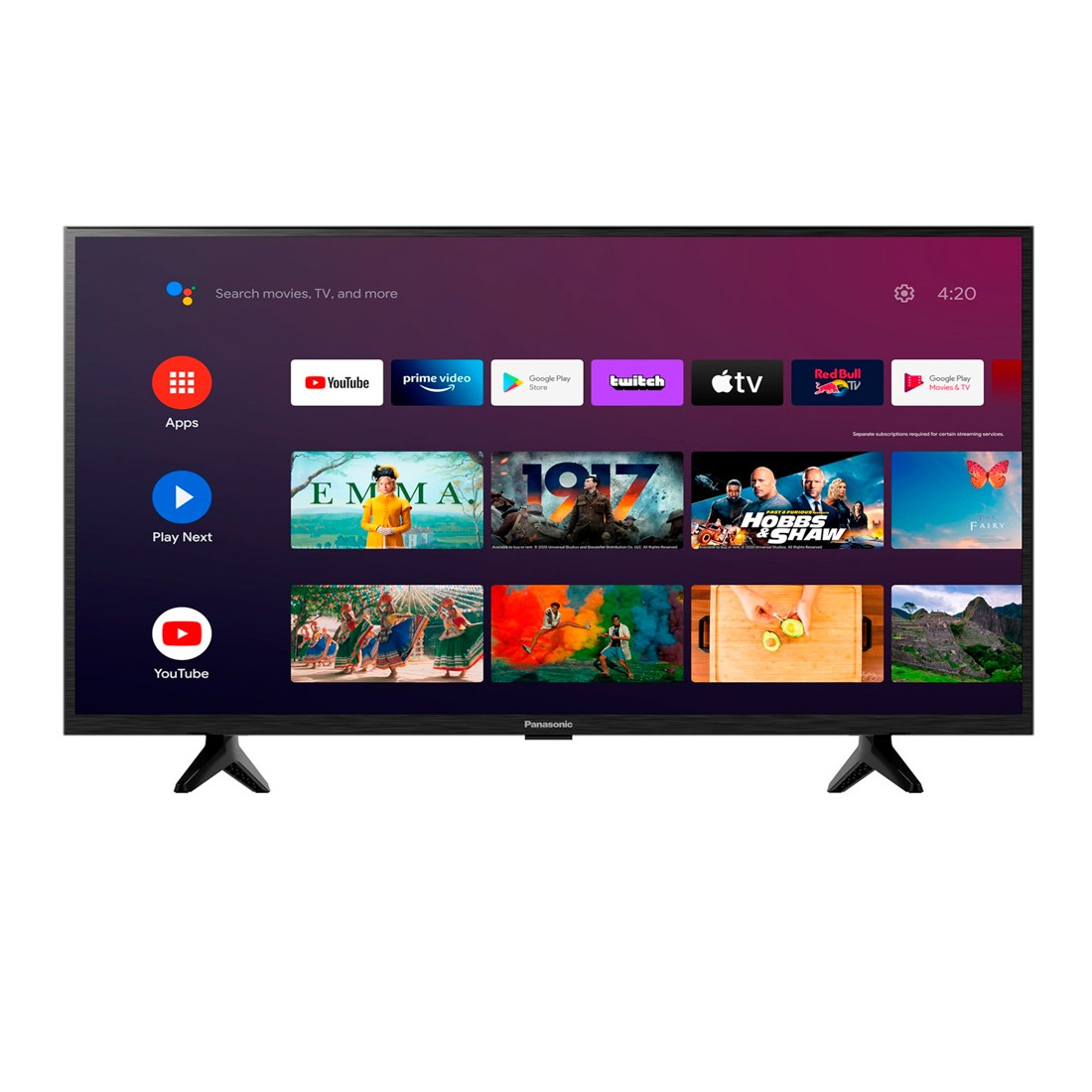 TV LED - Panasonic TX-32LS500E, 32 pulgadas, HD, Android TV, Negro