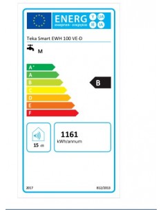Termo - Teka Smart EWH100VED, 100 litros, Vertical, Blanco