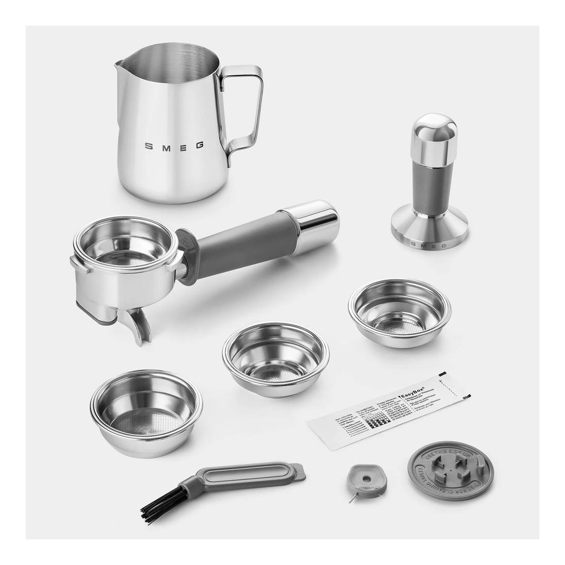 Cafetera Express Molinillo - Smeg EGF03PBEU, Azul