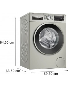 Lavadora Libre Instalación - BOSCH WGG244FAES, Inox, 9 kg, 1400 rpm, iDOS